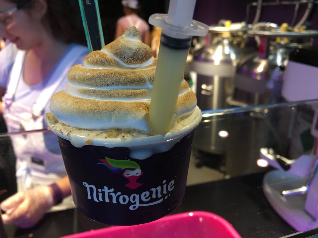 The Incredibly Smooth Liquid Nitrogen Ice Cream at Nitrogenie | Look at ...